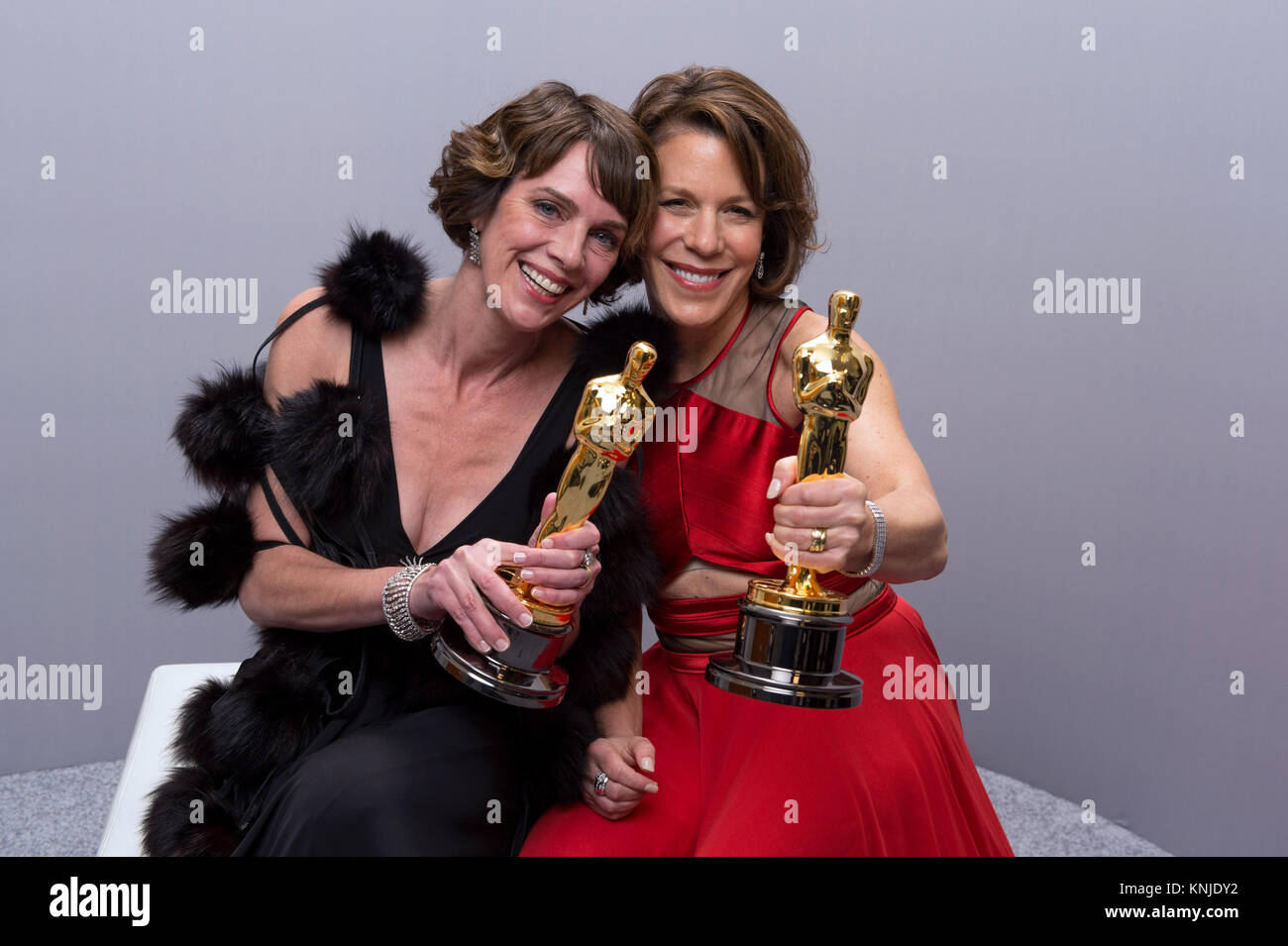 HOLLYWOOD, CA - FEBRUARY 22: Dana Perry and Ellen Goosenberg Kent pose ...