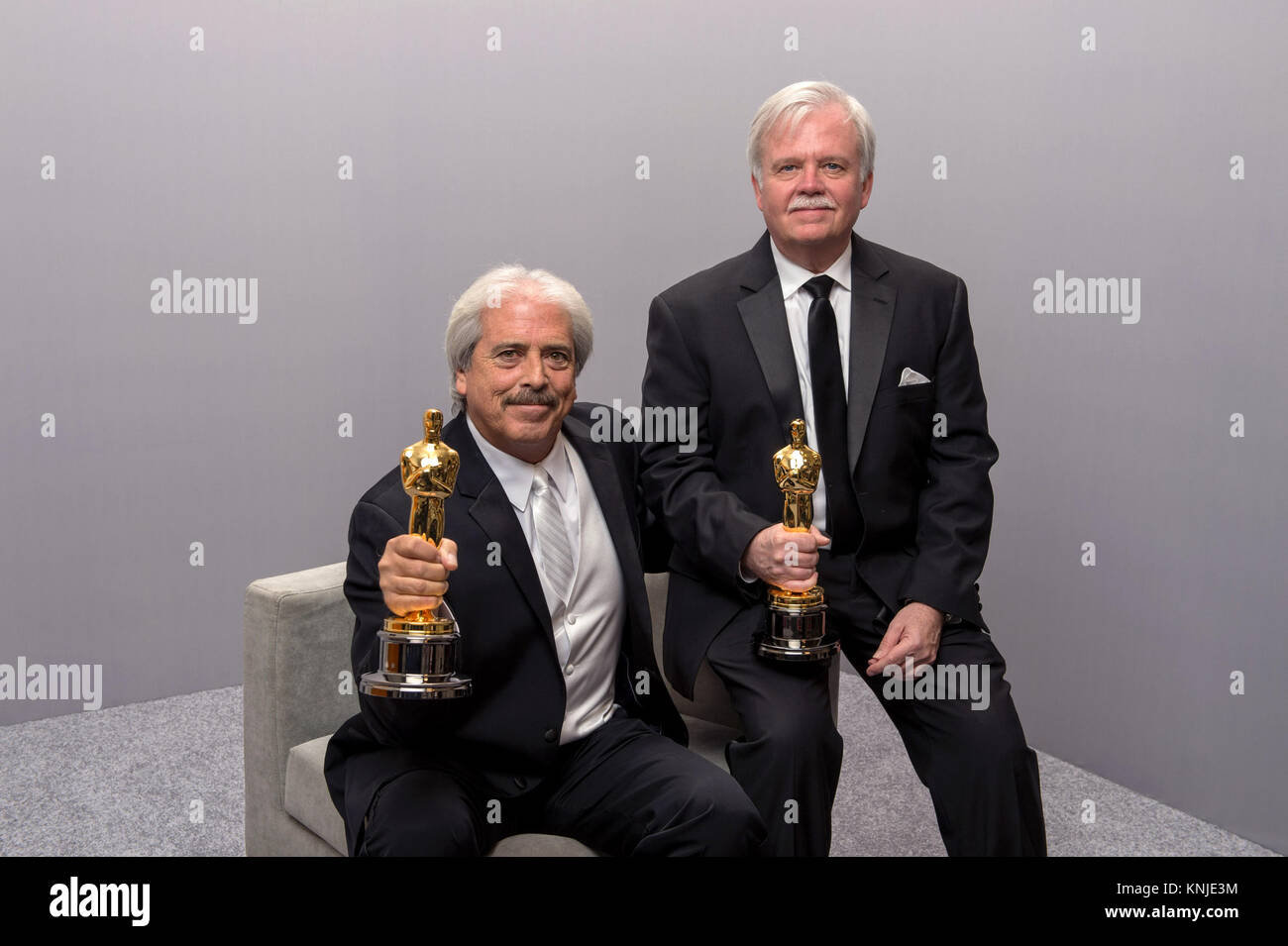 HOLLYWOOD, CA - FEBRUARY 22: Alan Robert Murray and Bub Asman pose ...