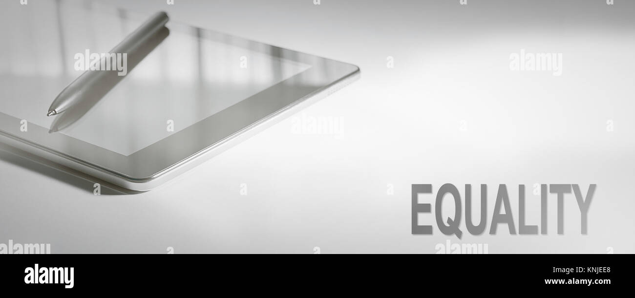 EQUALITY Business Concept Digital Technology. Graphic Concept Stock ...