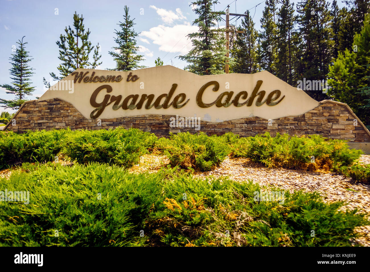 Welcome alberta canada sign hi-res stock photography and images - Alamy