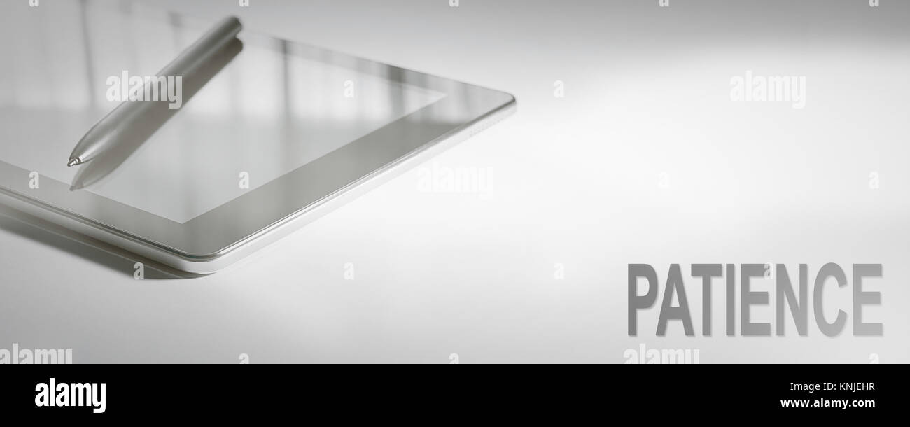 PATIENCE Business Concept Digital Technology. Graphic Concept Stock ...