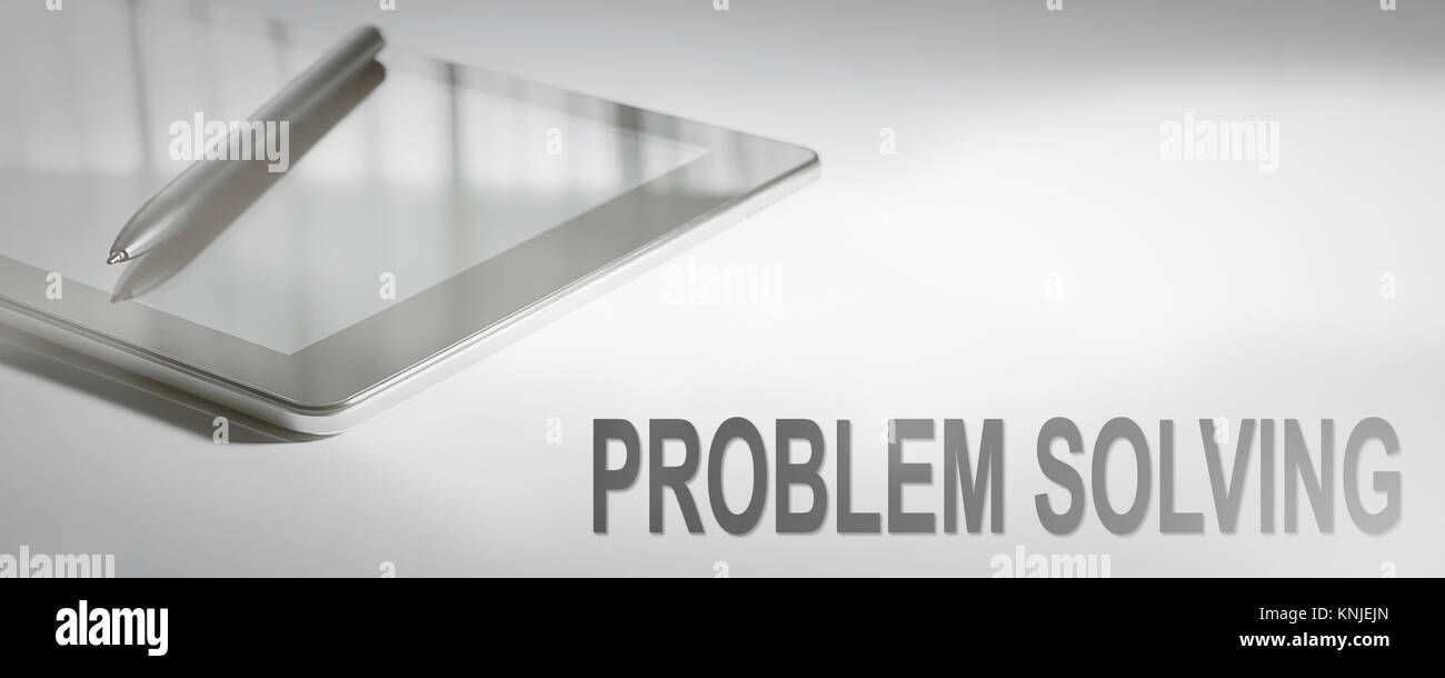 PROBLEM SOLVING Business Concept Digital Technology. Graphic Concept ...
