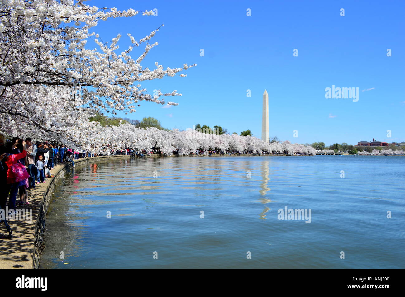 Washington DC, Columbia, USA - April 11, 2015: view of Washington ...