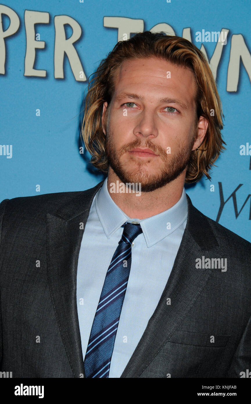 NEW YORK, NY - JULY 21: Luke Bracey attends the 'Paper Towns' New York ...