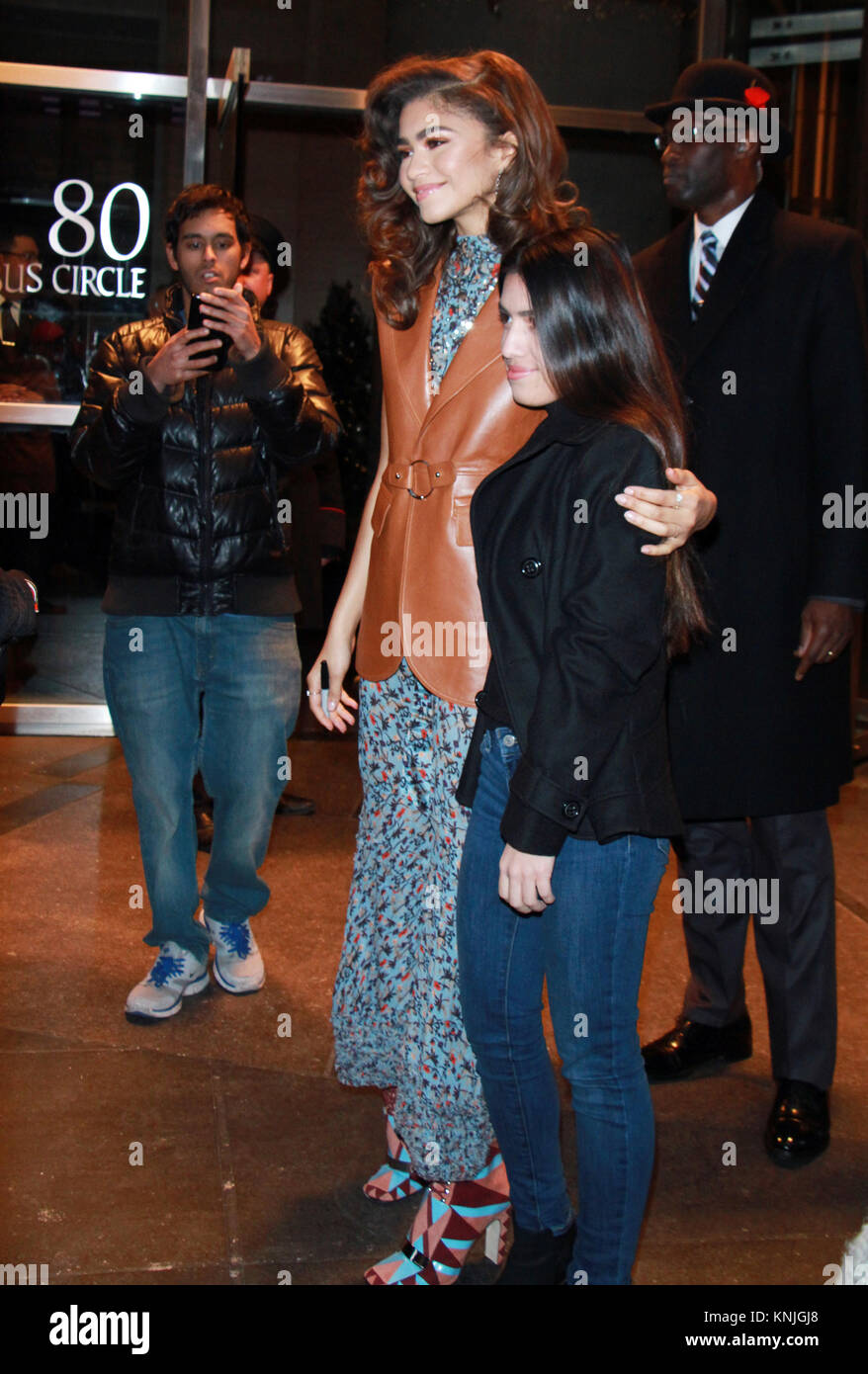 New York, NY, USA. 11th Dec, 2017. Zendaya seen leaving The Tonight ...