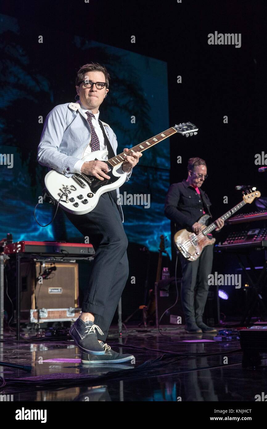 Inglewood, California, USA. 10th Dec, 2017. RIVERS CUOMO and SCOTT ...