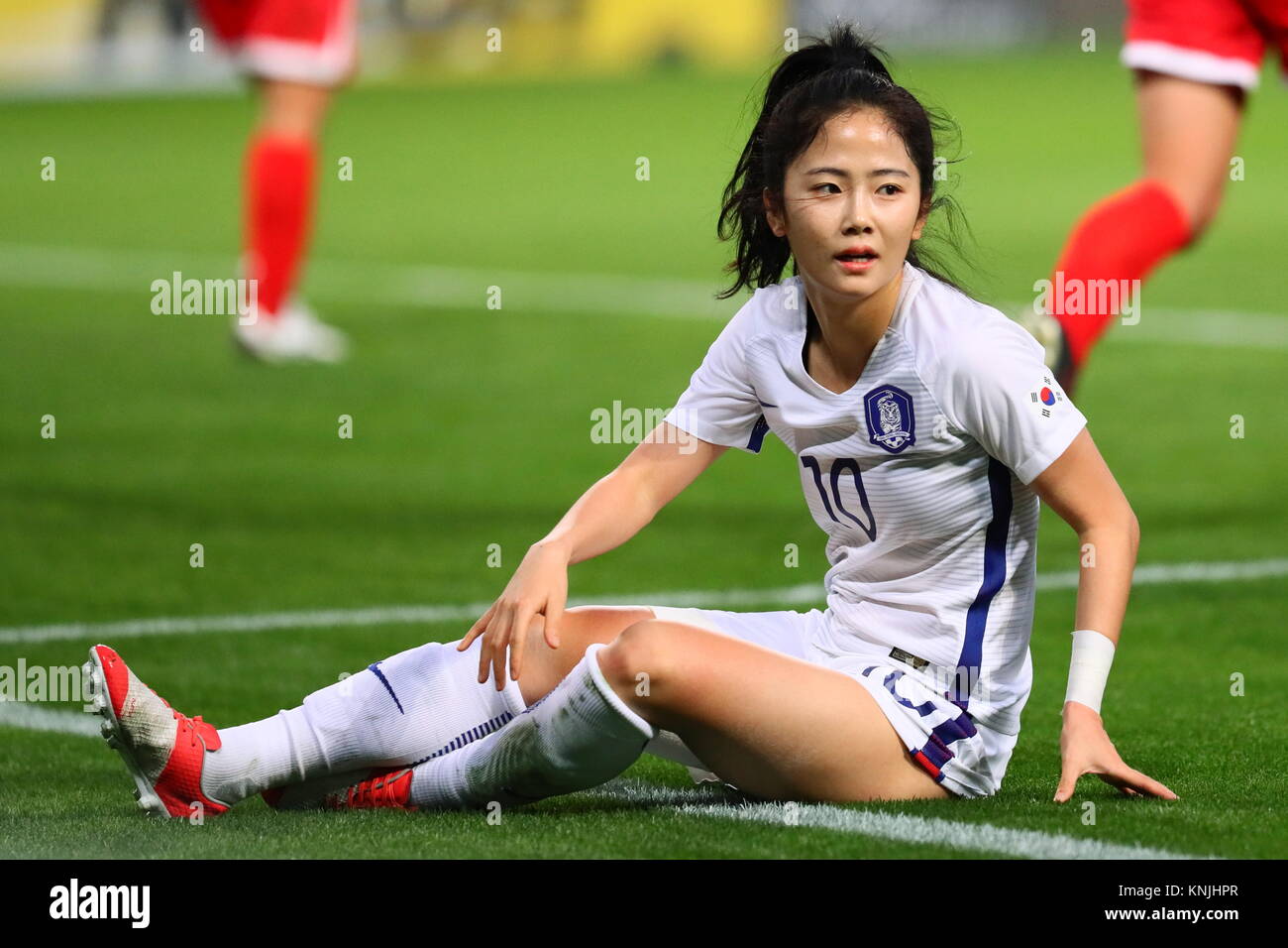 Chiba, Japan. 11th Dec, 2017. Lee Mina (KOR) Football/Soccer : EAFF E-1 Football Championship ...