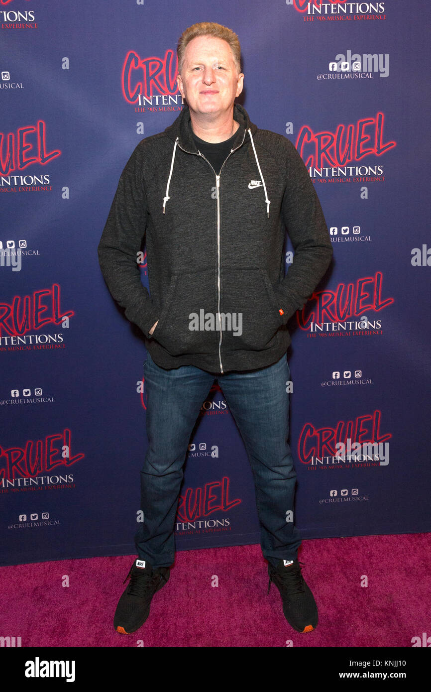 New York, NY - December 11, 2017: Michael Rapaport attends Opening night of Cruel Intentions ...