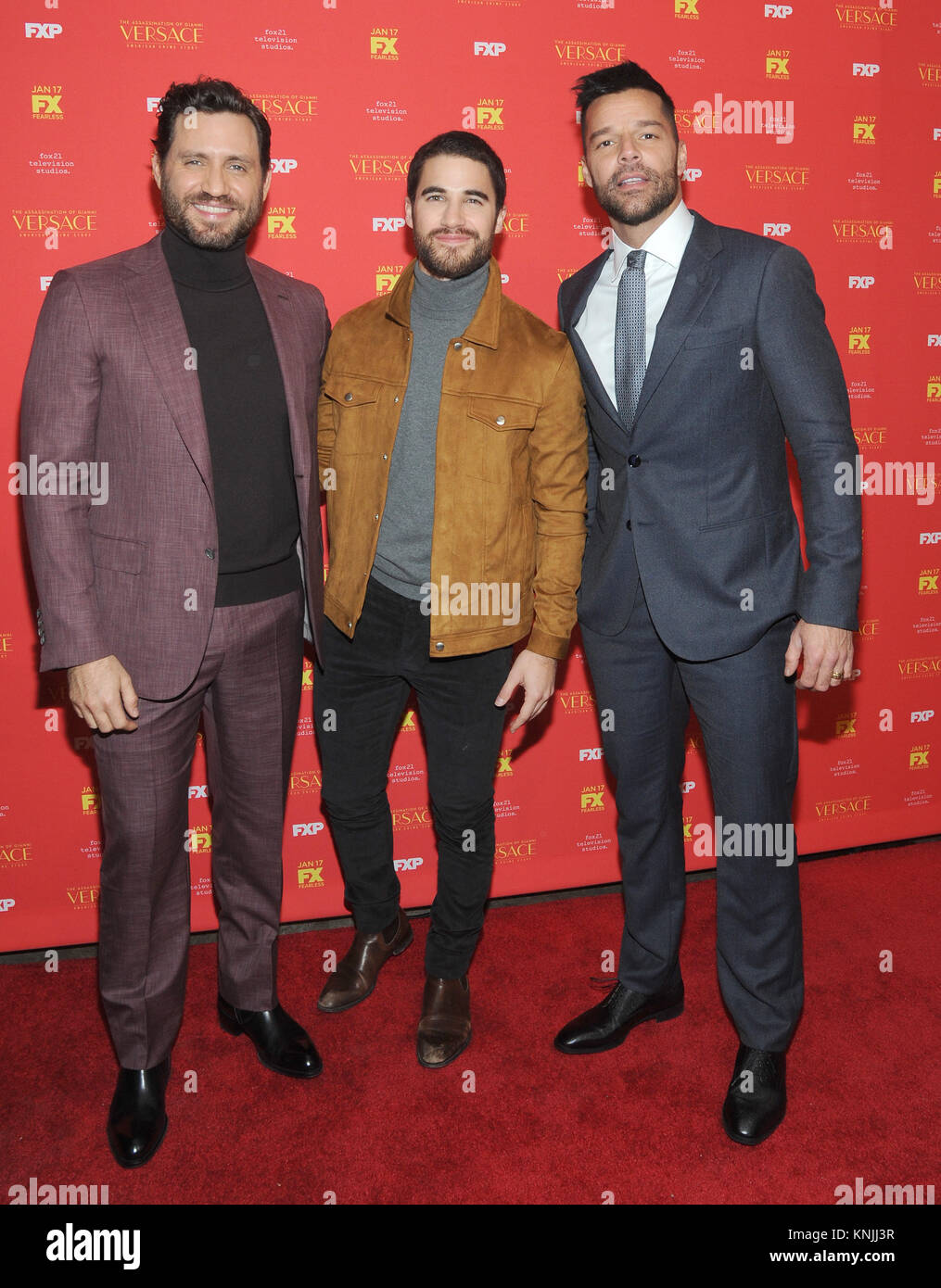 New York, NY, USA. 11th Dec, 2017. Edgar Ramirez, Darren Criss and ...