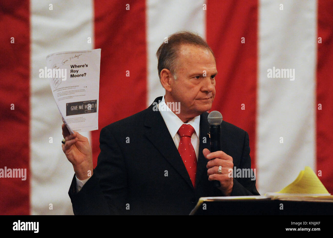 December 11, 2017 - Midland City, Alabama, United States - Judge Roy ...