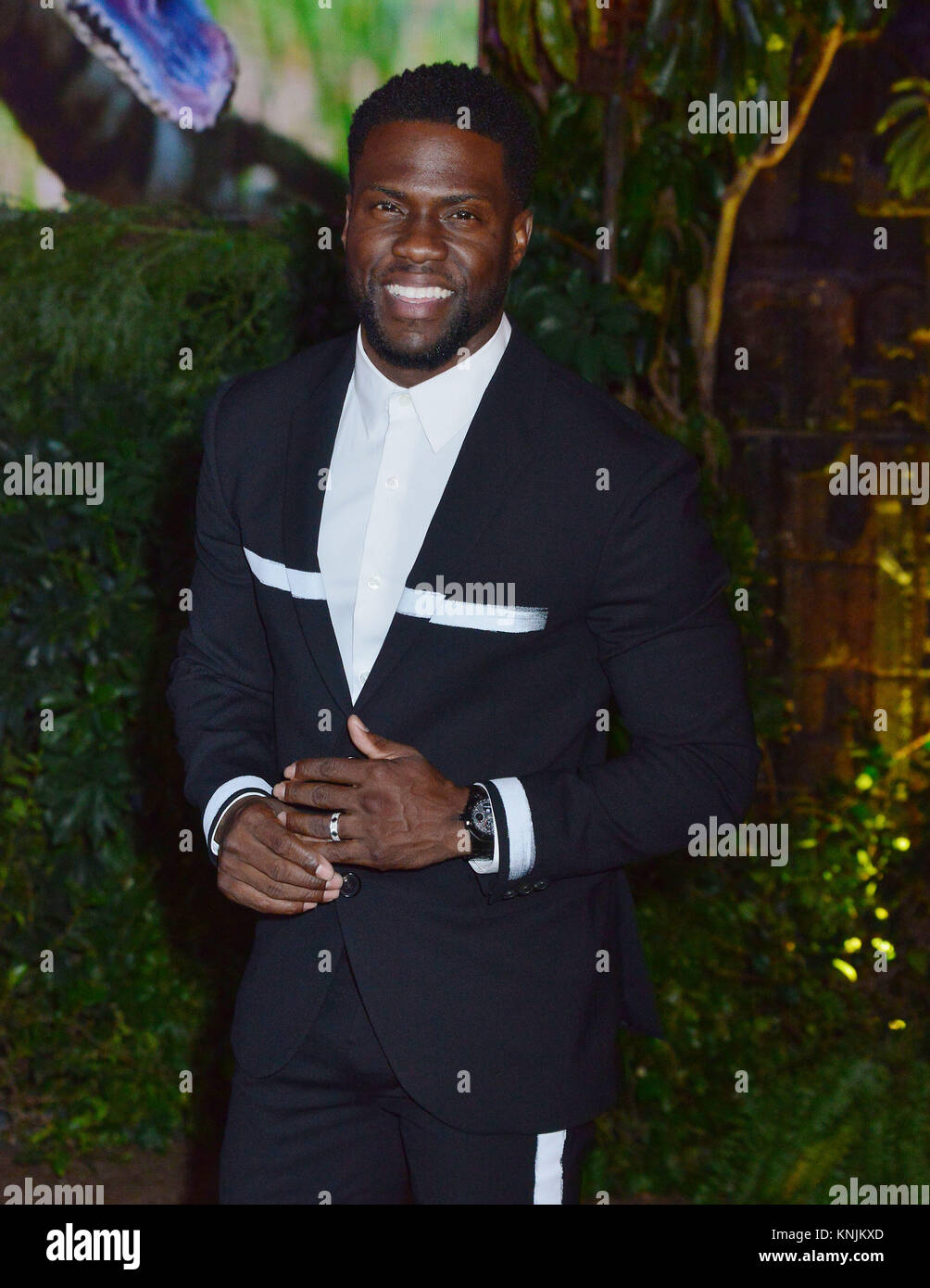 a Kwvin Hart 170 attends the premiere of Columbia Pictures' 'Jumanji ...