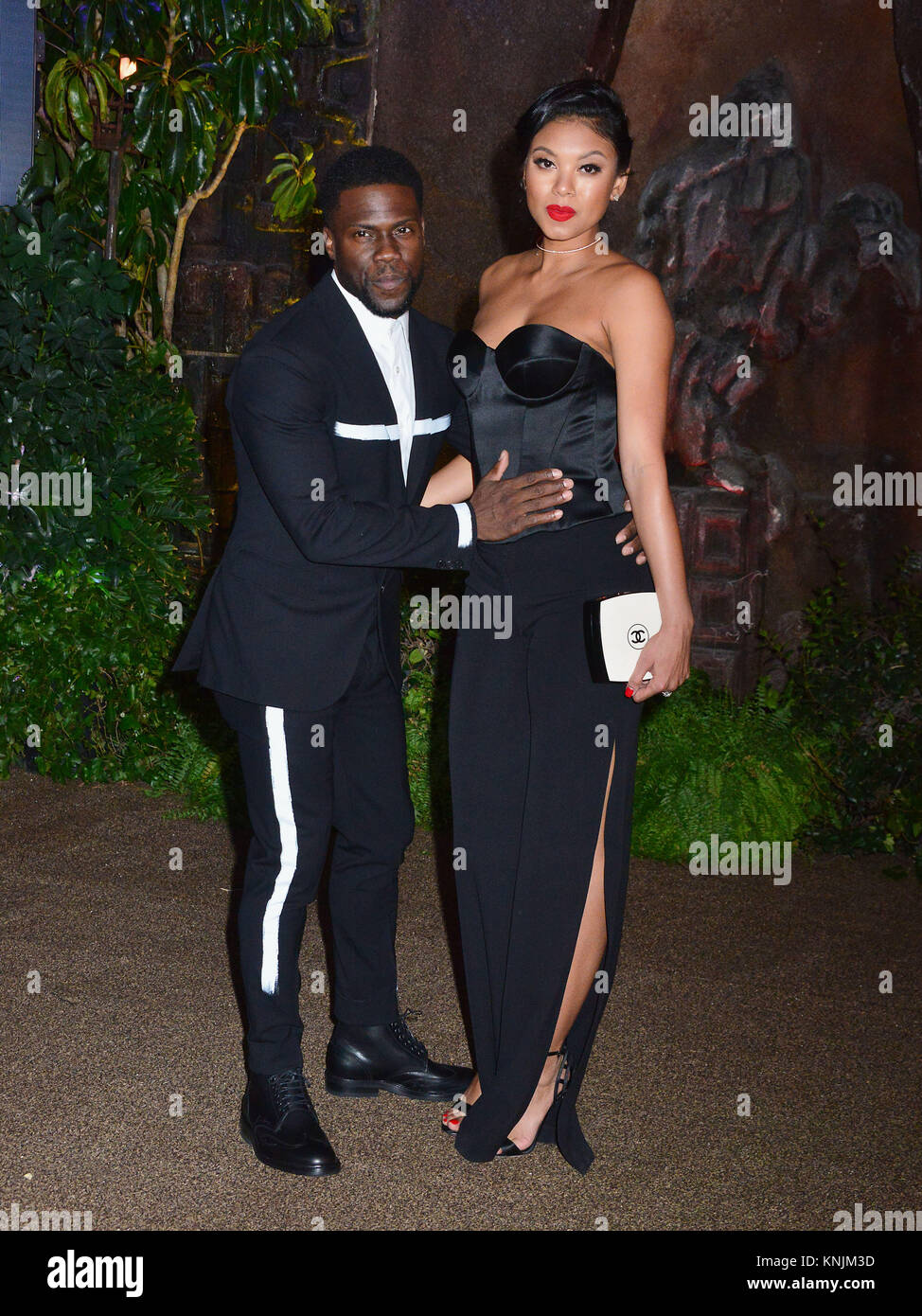 Kevin Hart and Eniko Parrish 220 attends the premiere of Columbia ...
