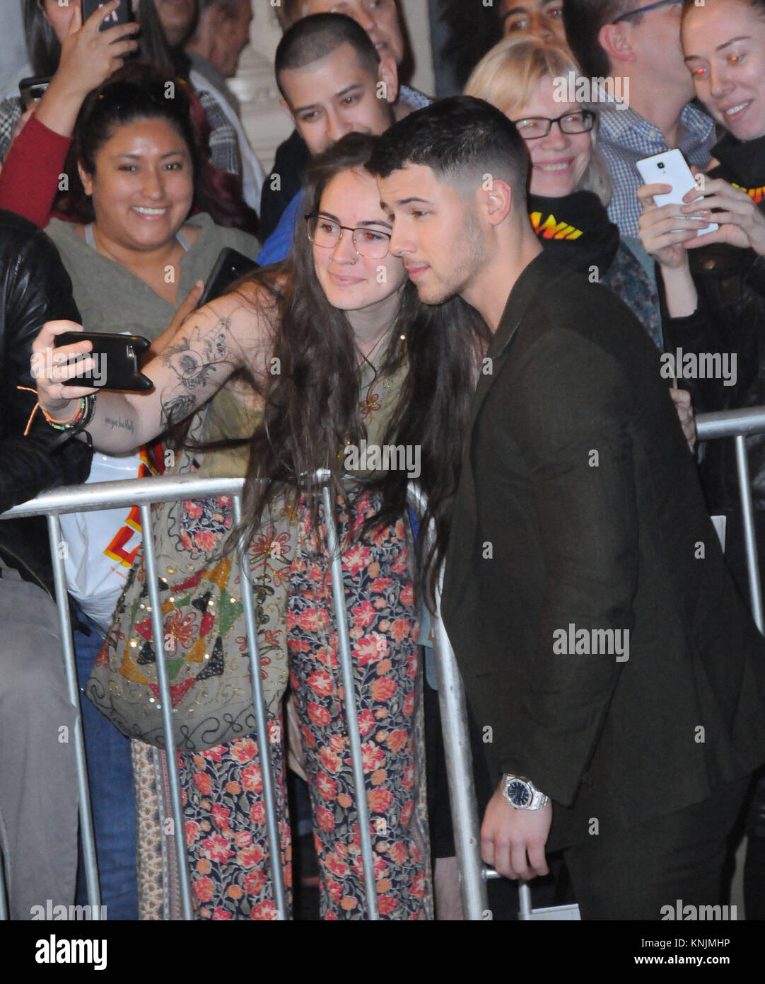 Hollywood, USA. 11th Dec, 2017. Actor/singer Nick Jonas attends the ...