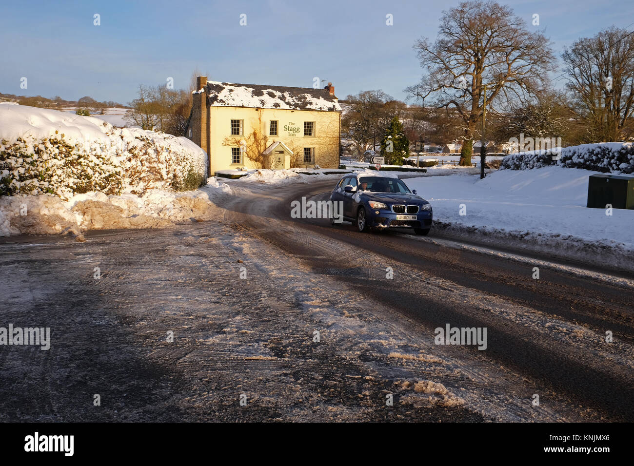 Titley, Herefordshire, UK - December 2017 - Overnight temperatures ...