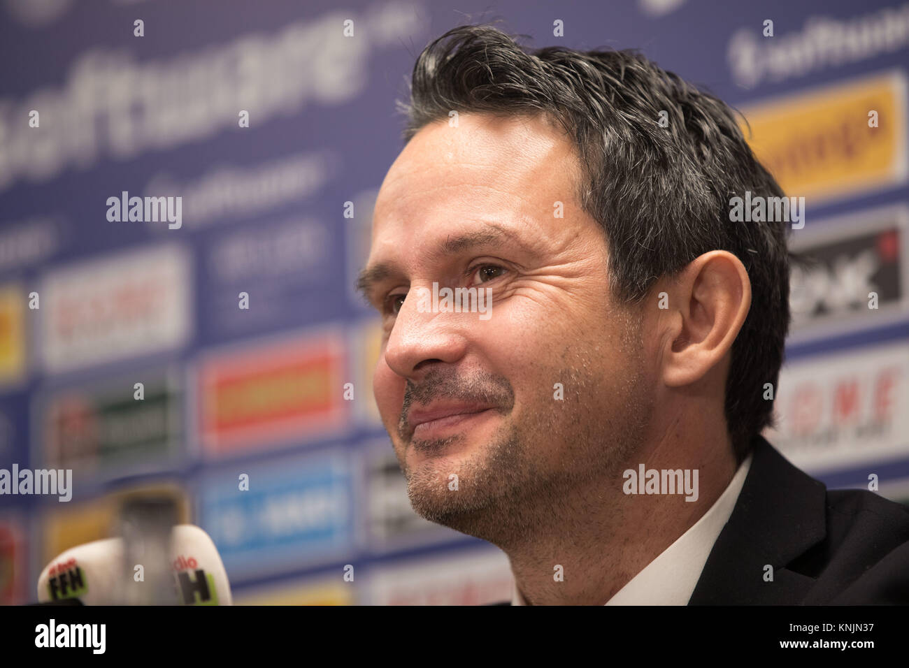 Darmstadt, Germany. 12th Dec, 2017. Dirk Schuster is introduced as the ...