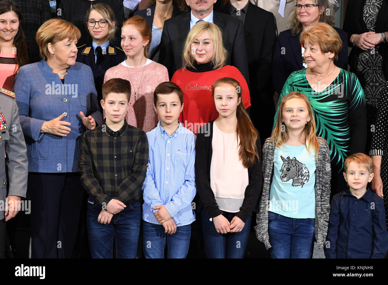Berlin, Germany. 12th Dec, 2017. German chancellor Angela Merkel ...