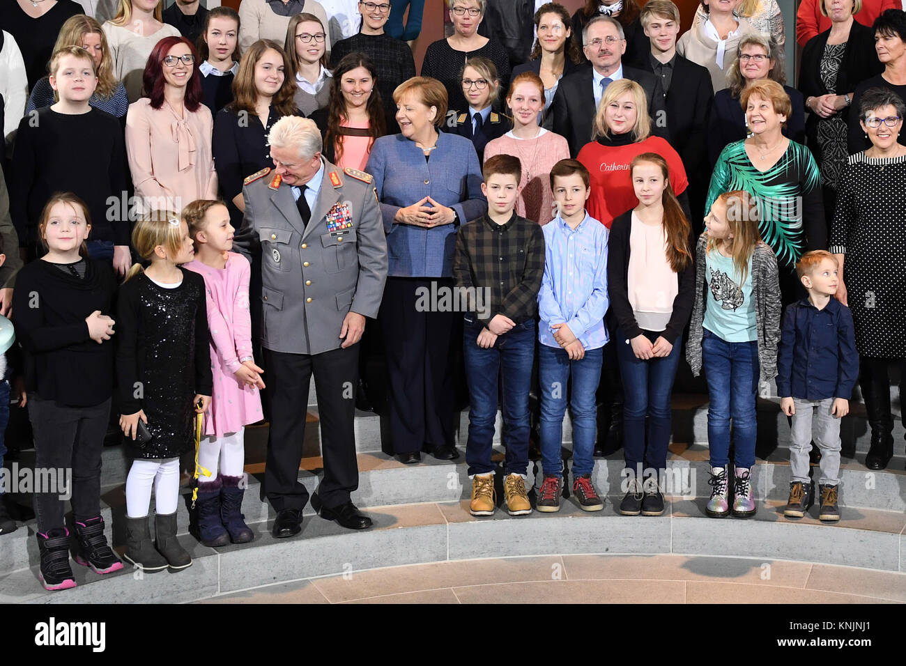 Berlin, Germany. 12th Dec, 2017. German chancellor Angela Merkel ...