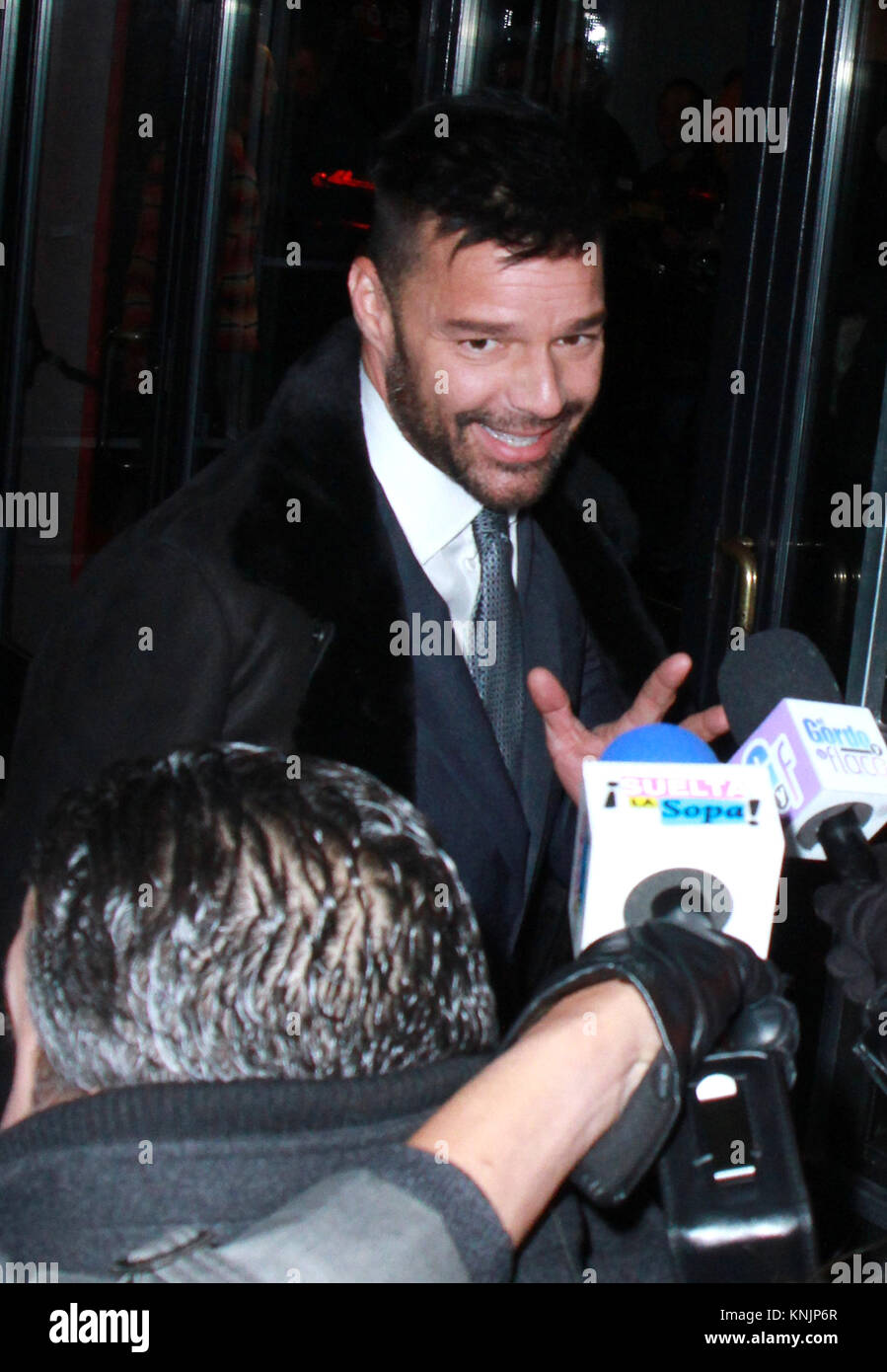 New York, NY, USA. 11th Dec, 2017. Ricky Martin arrives at FX's ...