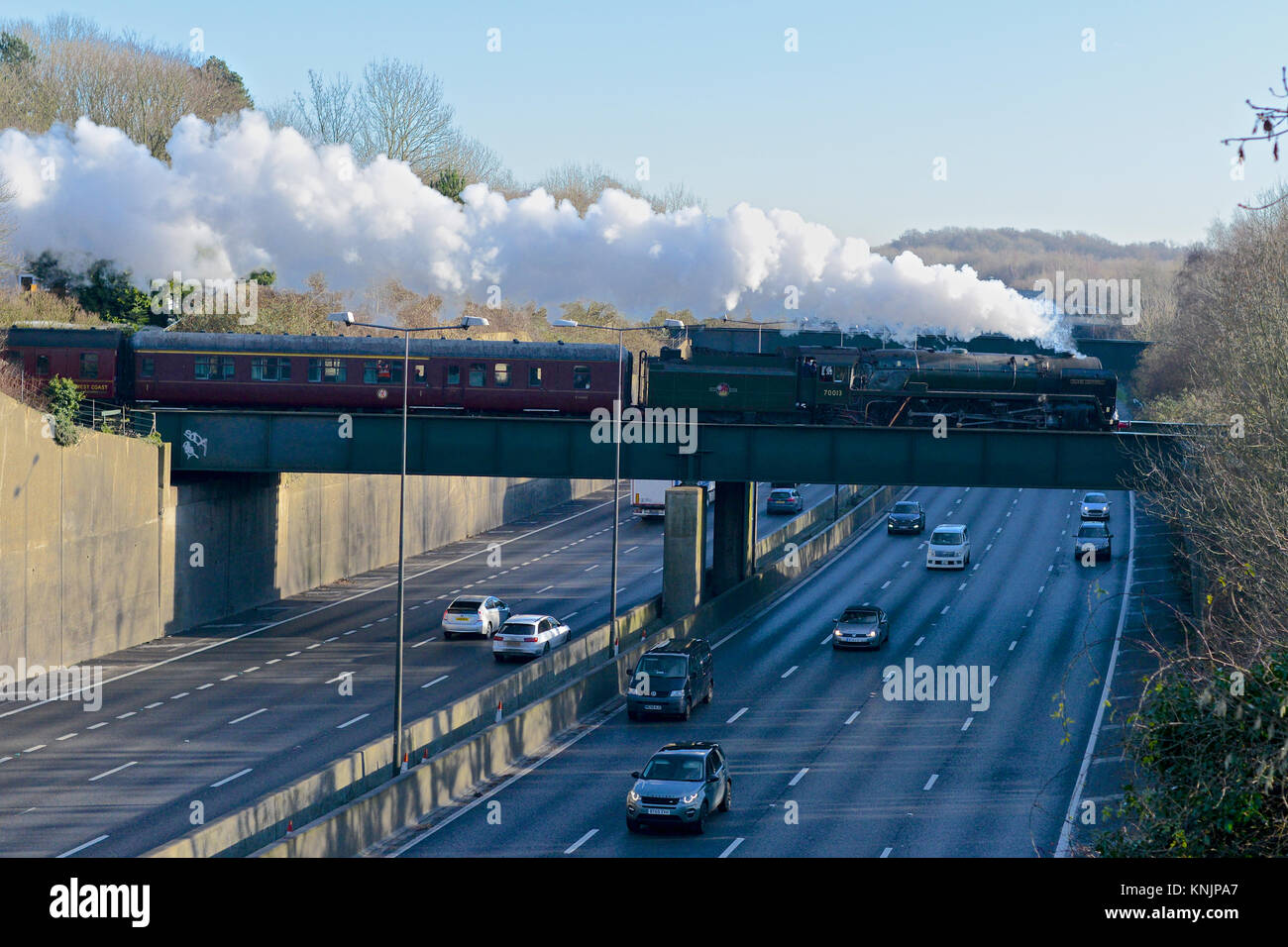 M25 merstham hi-res stock photography and images - Alamy
