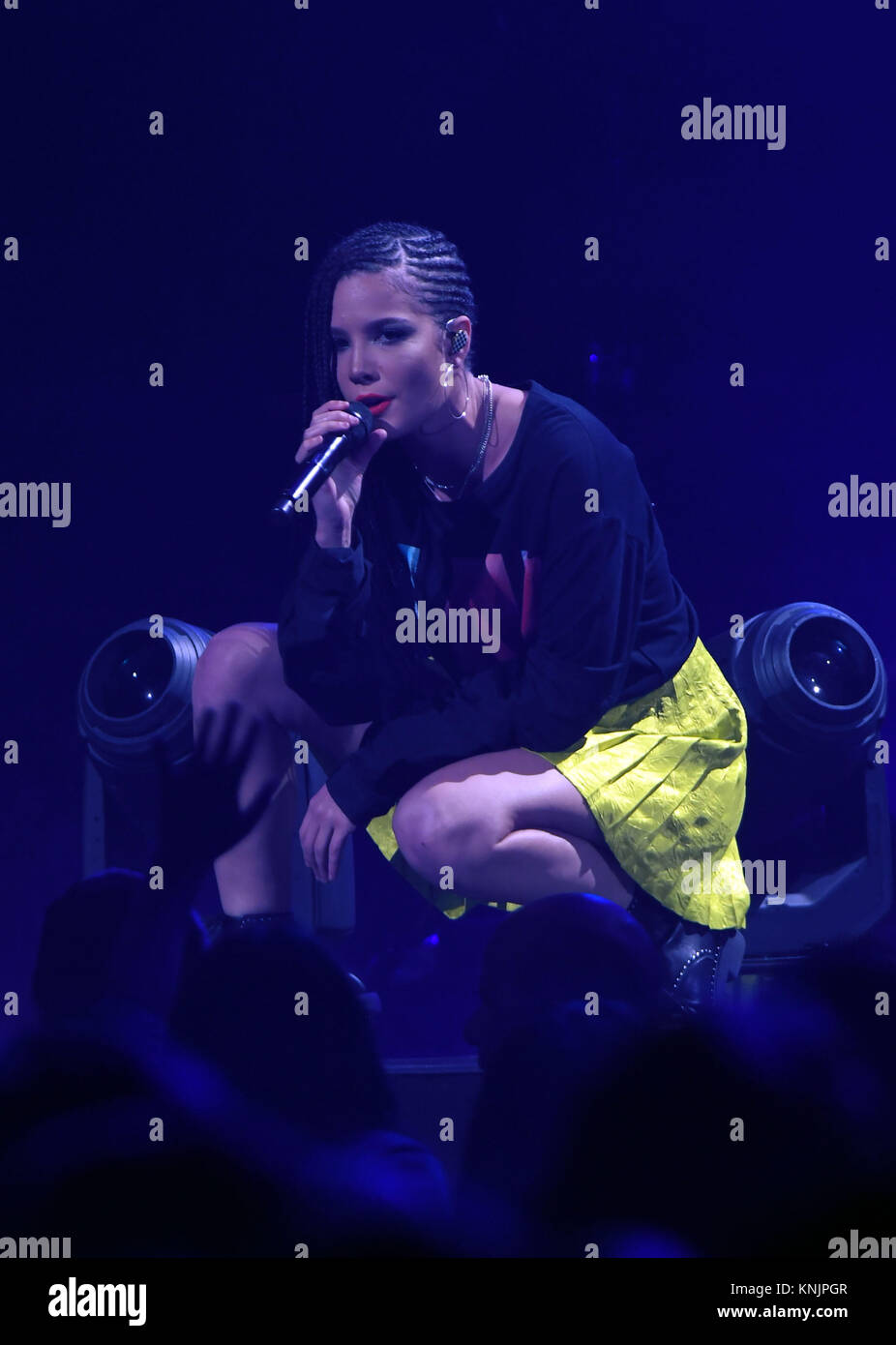 Washington, Dc, USA. 10th Dec, 2007. HALSEY performing at Hot 99.5's ...