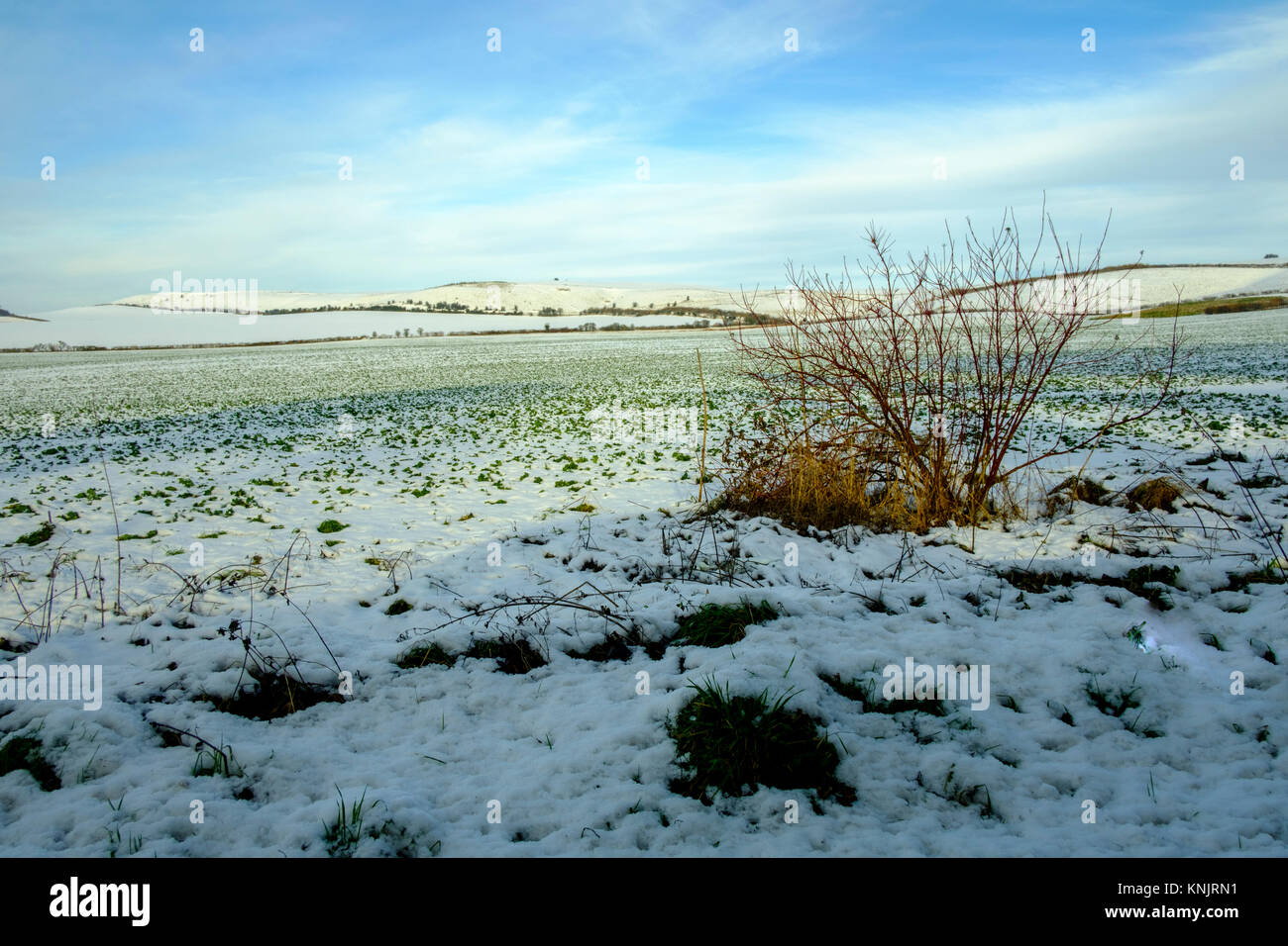 Ogbourne, Wiltshire. 12th Dec, 2017. Beautiful Winter scenes in ...