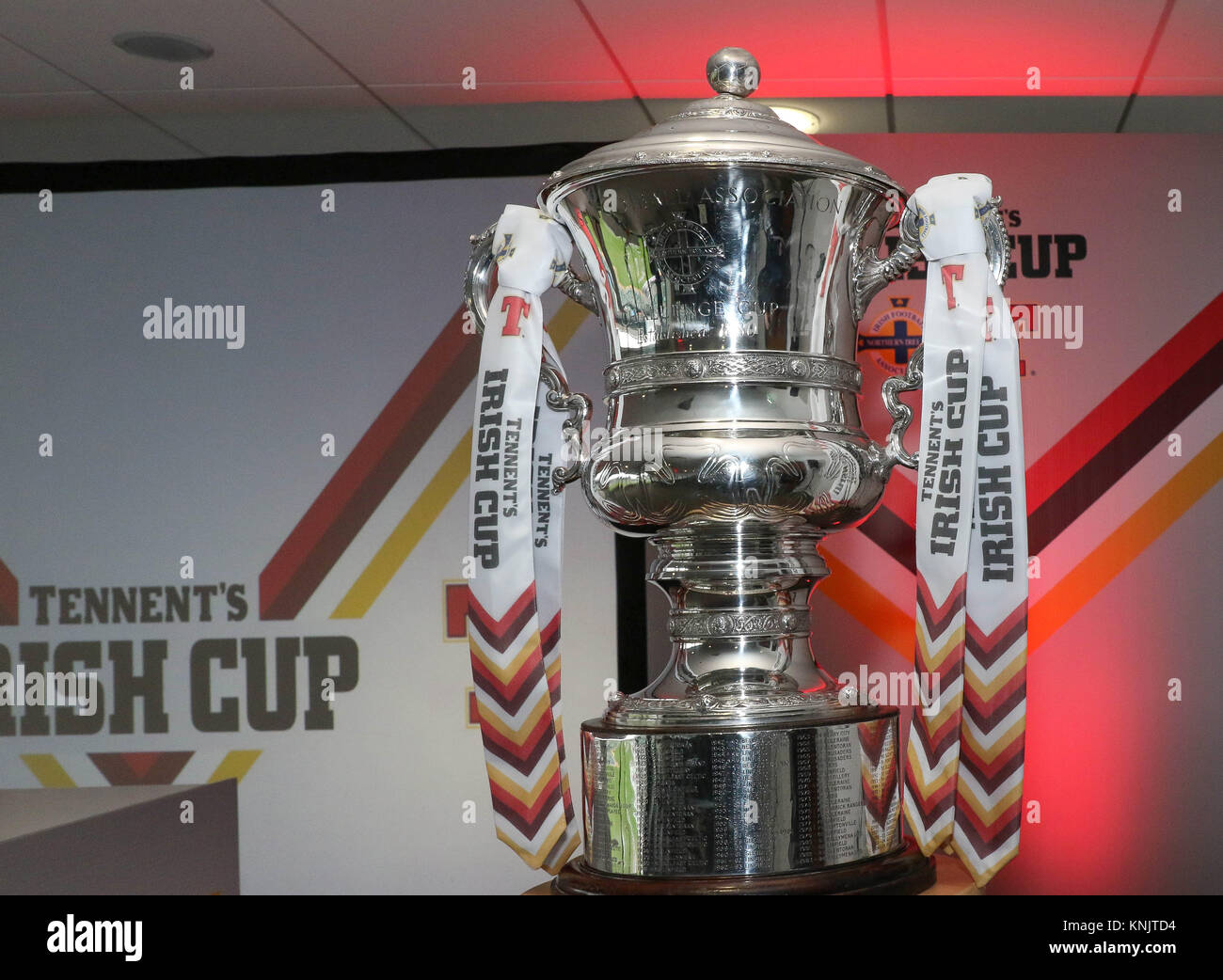 Windsor Park Belfast Northern Ireland UK. 12 December 2017. The draw ...