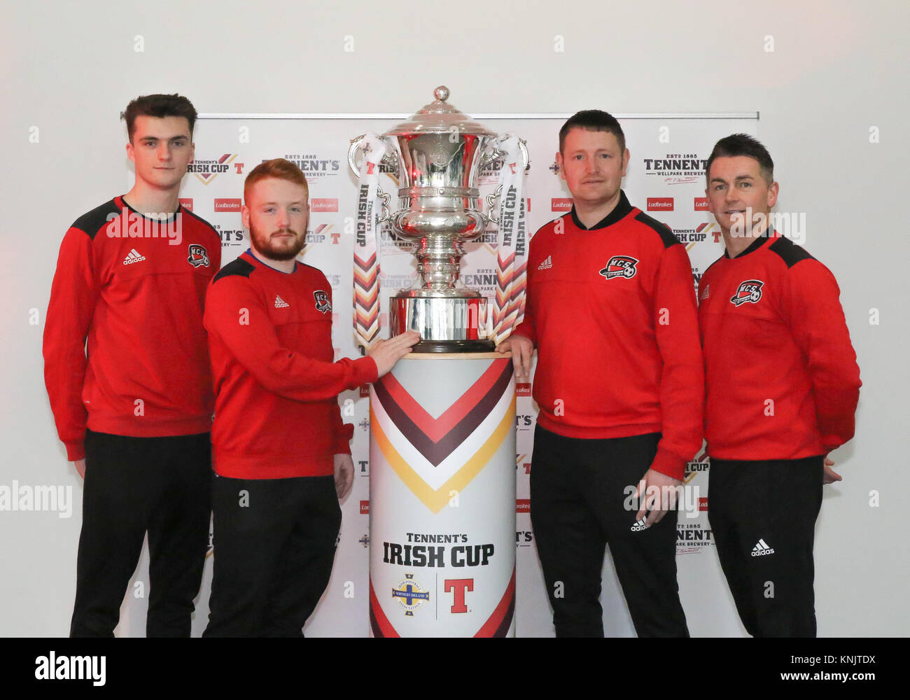 Windsor Park Belfast Northern Ireland UK. 12 December 2017. The draw ...
