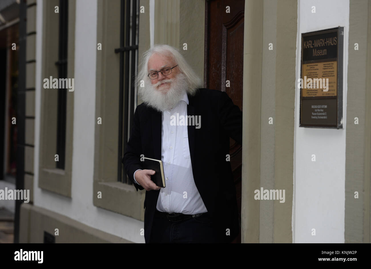Michael Thiele leaves the Karl Marx house in Trier, Germany, 05 ...