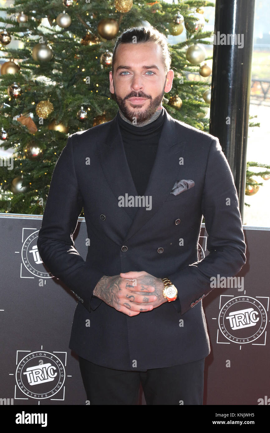 London, UK. 12th Dec, 2017. Pete Wicks, TRIC - The Television And Radio ...