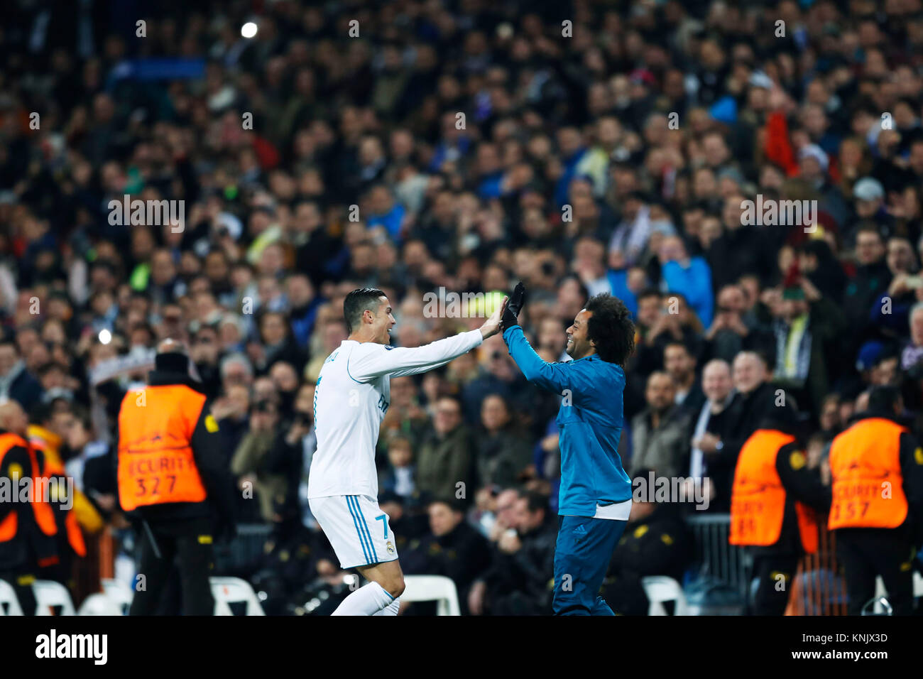 Madrid, Spain. Credit: D. 6th Dec, 2017. Cristiano Ronaldo, Marcelo ...