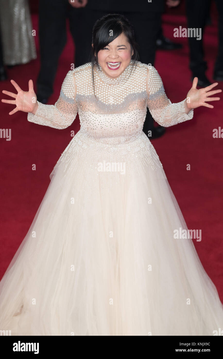 Royal Albert Hall, London UK. 12th December 2017. Kelly Marie Tran ...