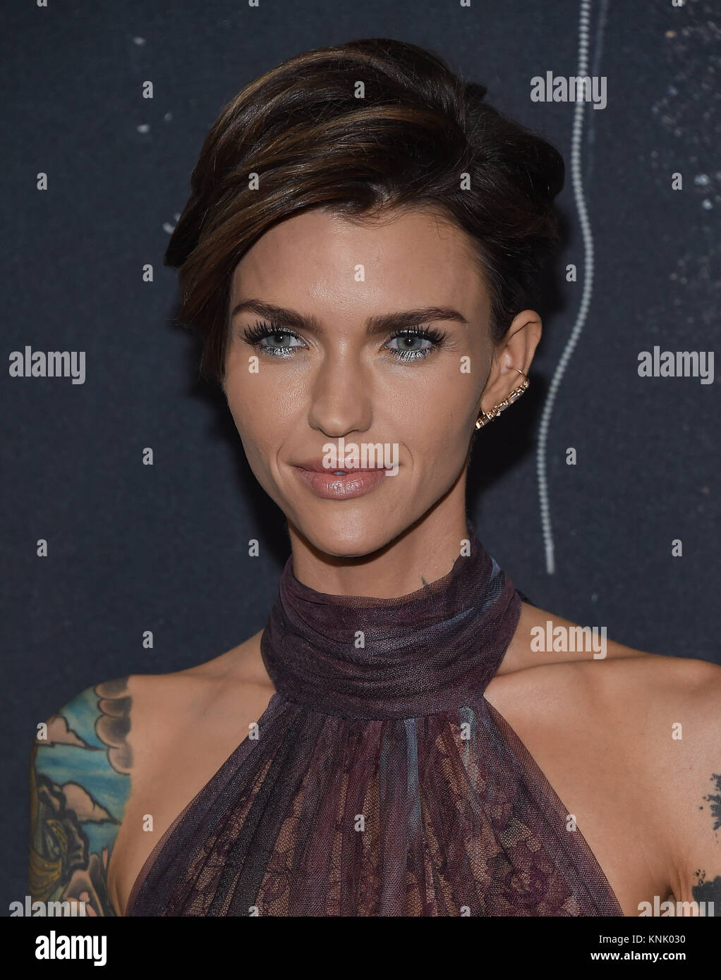Hollywood, California, USA. 12th Dec, 2017. Ruby Rose arrives for the ...