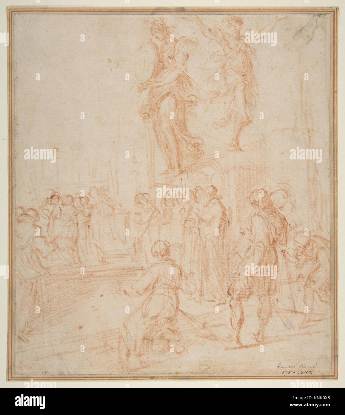 Figure Studies - Woman holding a Shield, a Dancing Female, and a Priest ...