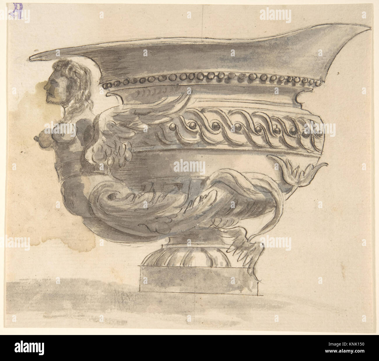 19th-century Italian architectural drawings, showing structural ...