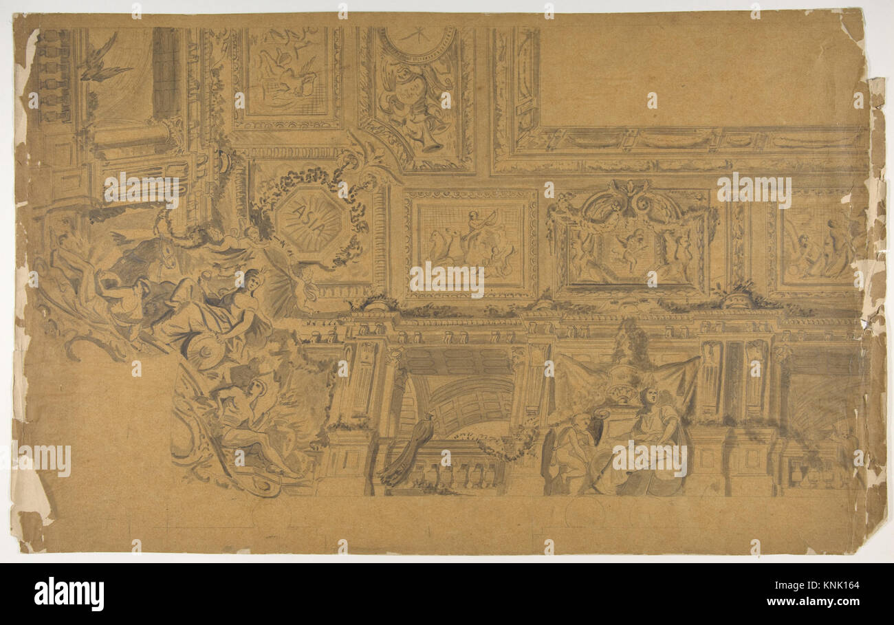 Project for ceiling decoration this is a drawing it hi-res stock ...