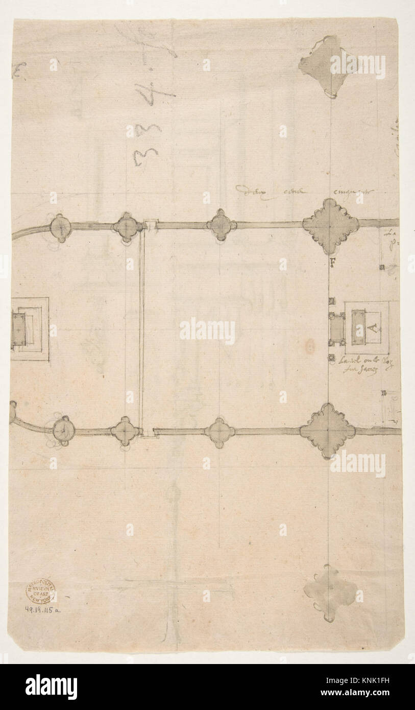 Elevation of a Main Altar with an Alternate Design Stock Photo - Alamy