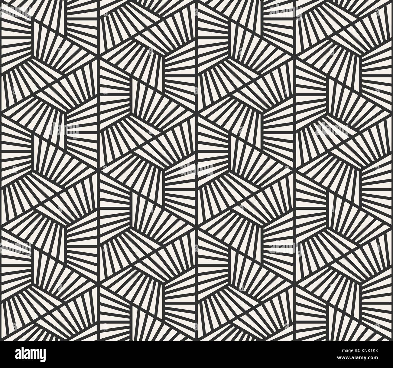 Vector Seamless Lines Pattern Modern Stylish Triangle Shapes Texture Repeating Geometric Tiles