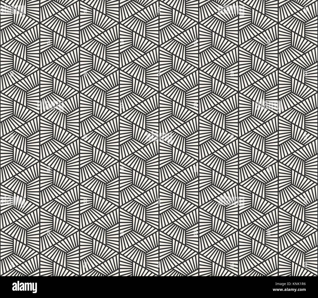 Vector seamless lines pattern. Modern stylish triangle shapes texture ...