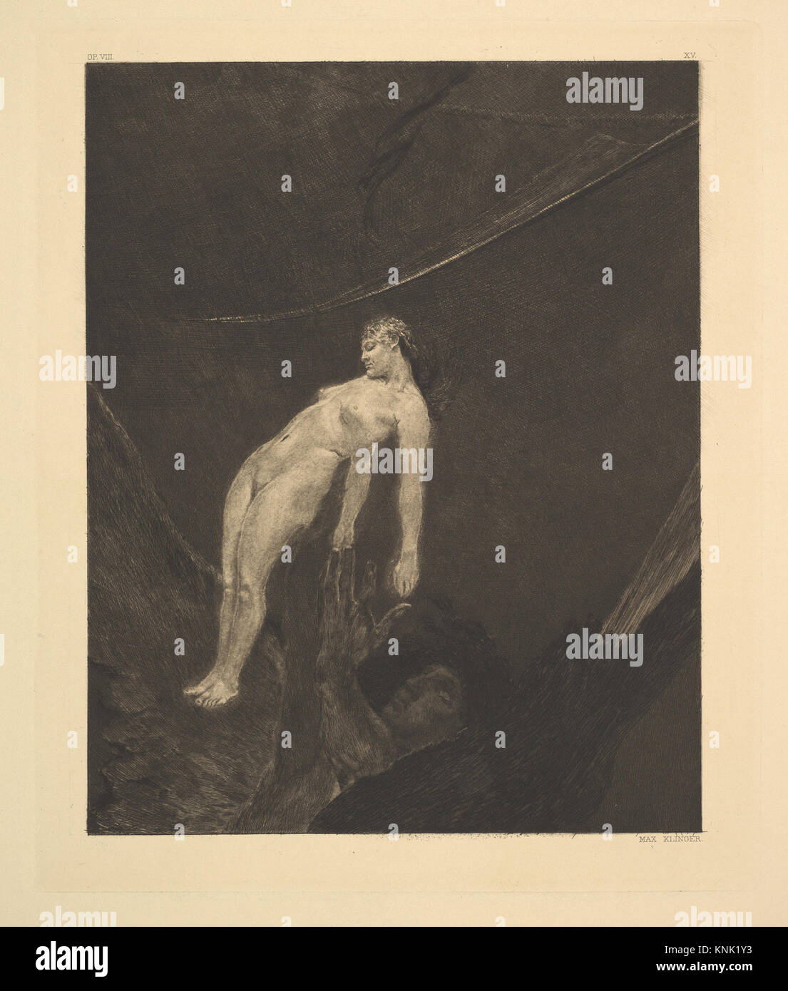 A Life portfolio, German artist Max Klinger (1857-1920 Stock Photo - Alamy