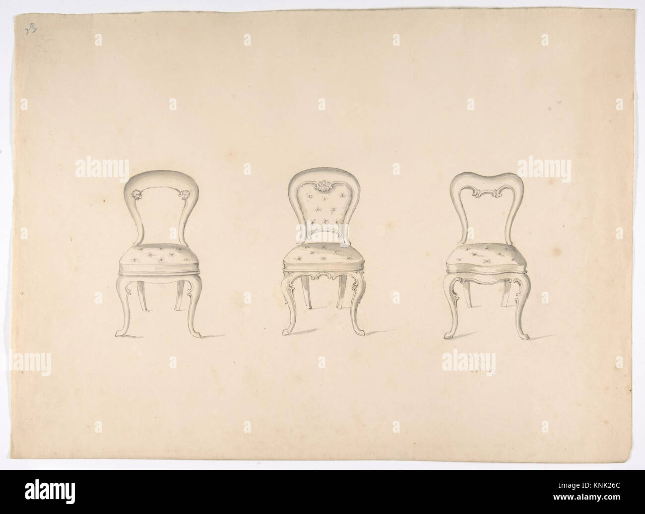 Design for Three Chairs Stock Photo - Alamy