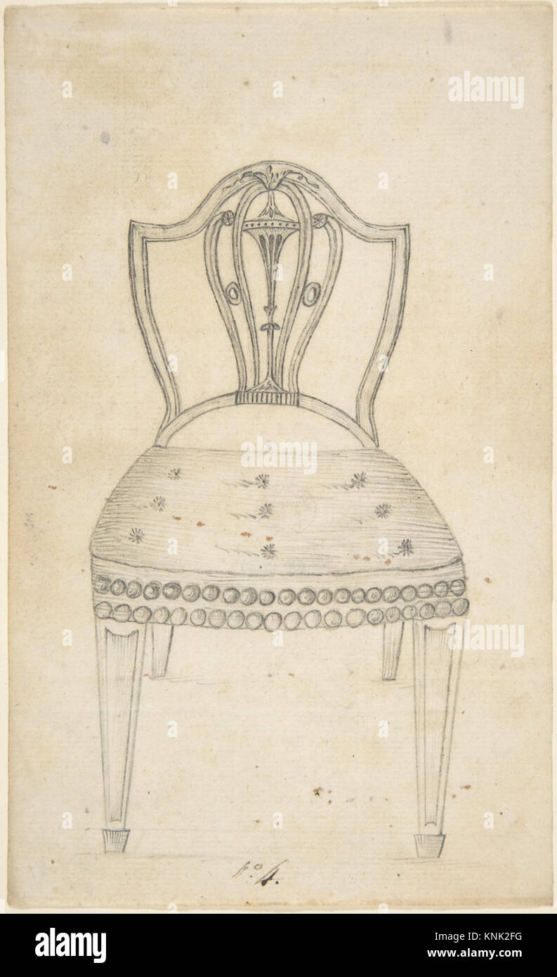 Designs for side chairs Artist: Attributed to Anonymous, German, 18th ...