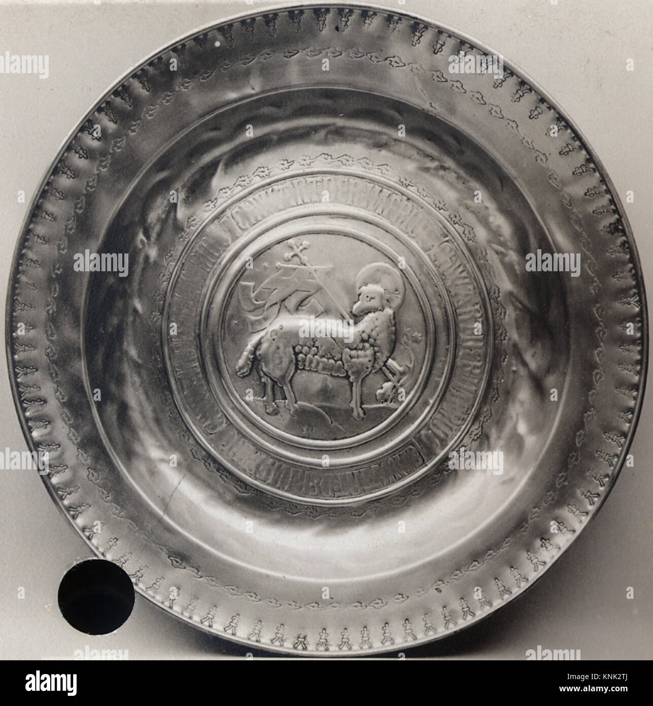 Ancient ceramic dish preserved in the Metropolitan Museum, representing ...