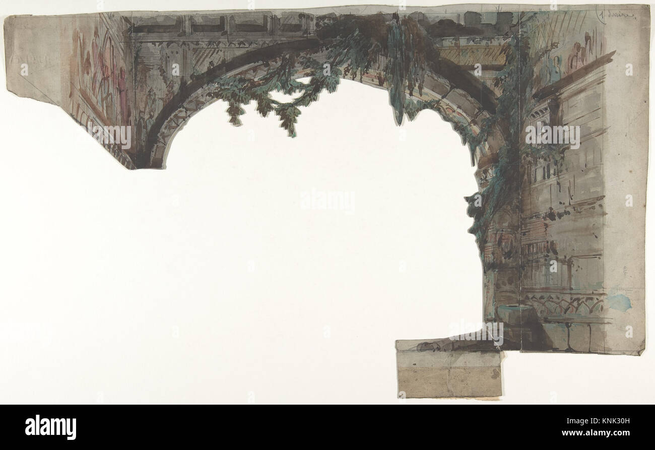Design for a Stage Set at the Opéra, Paris Stock Photo - Alamy