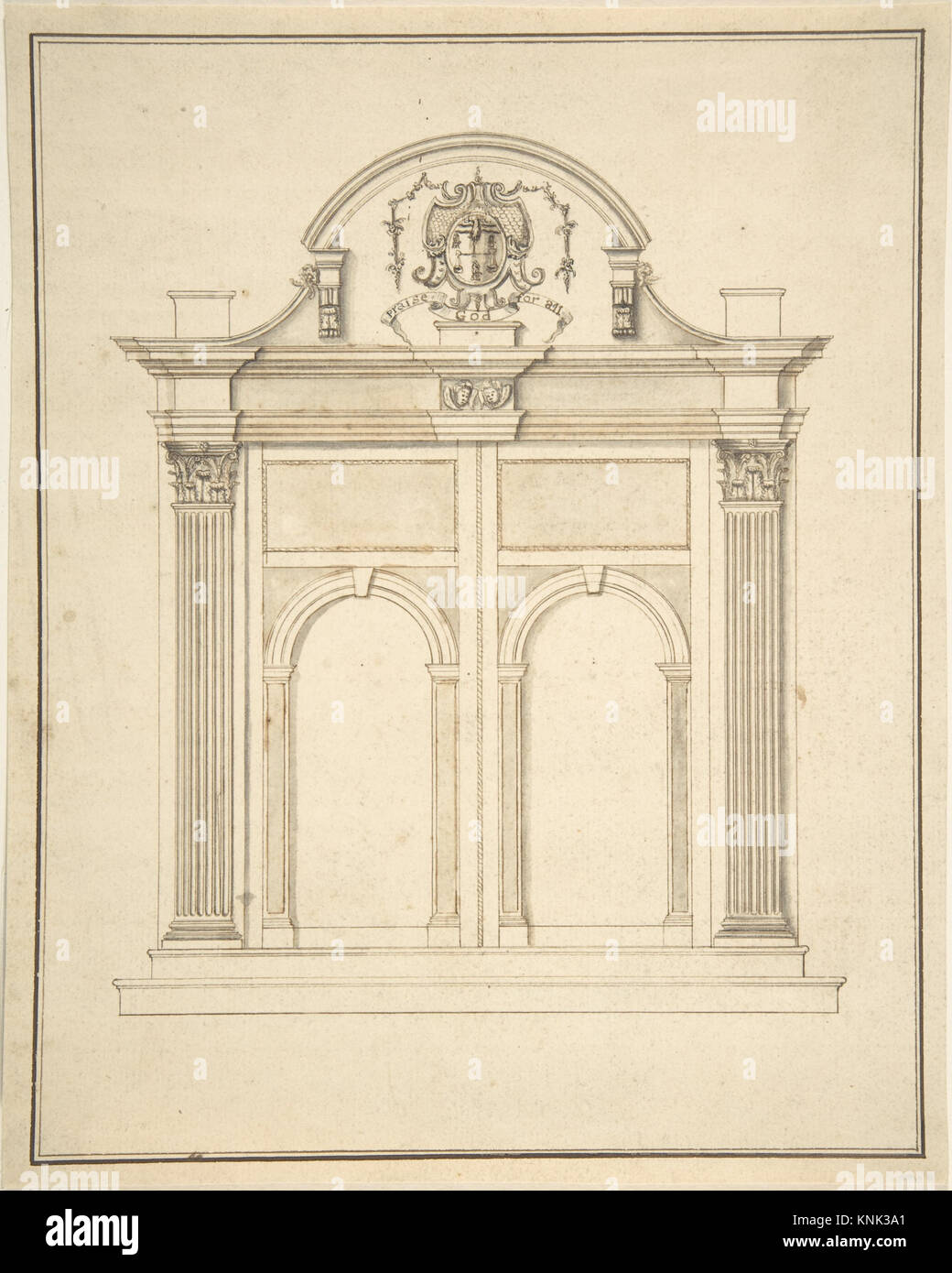 Design drawing chapel doorway hi-res stock photography and images - Alamy