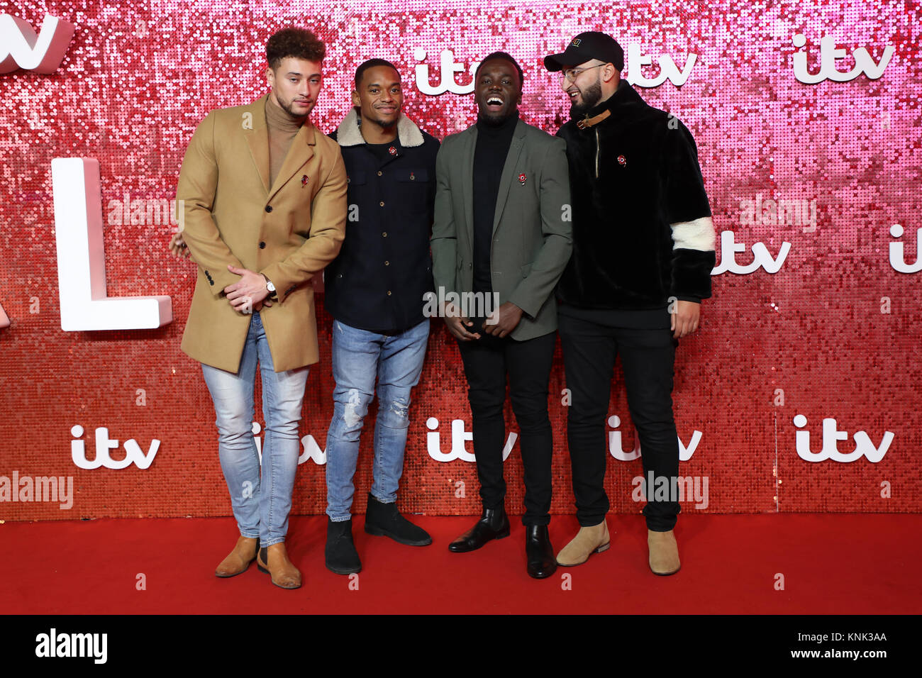 The ITV Gala - Arrivals Featuring: Rak-Su Where: London, United Kingdom ...