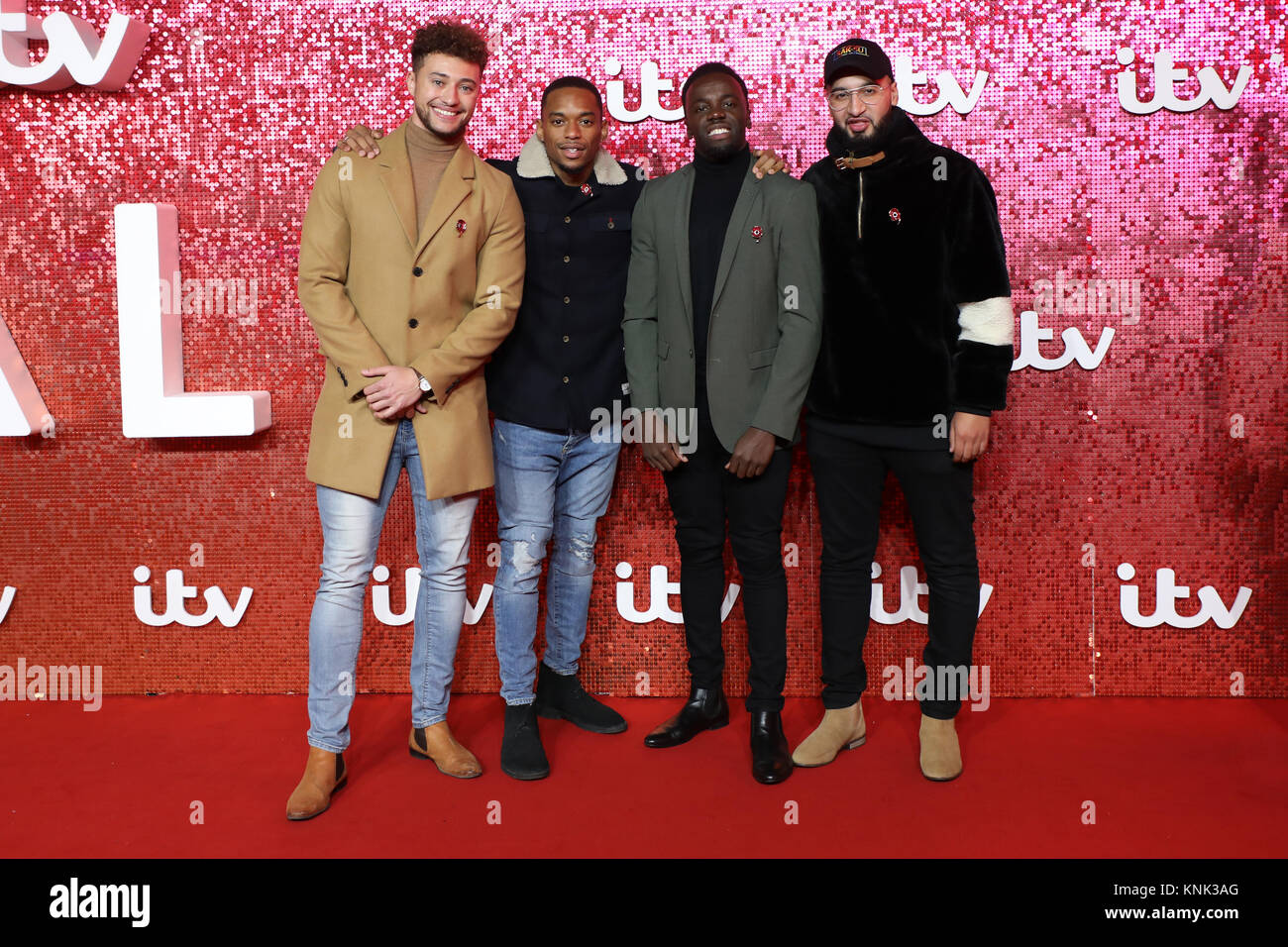 The ITV Gala - Arrivals Featuring: Rak-Su Where: London, United Kingdom ...
