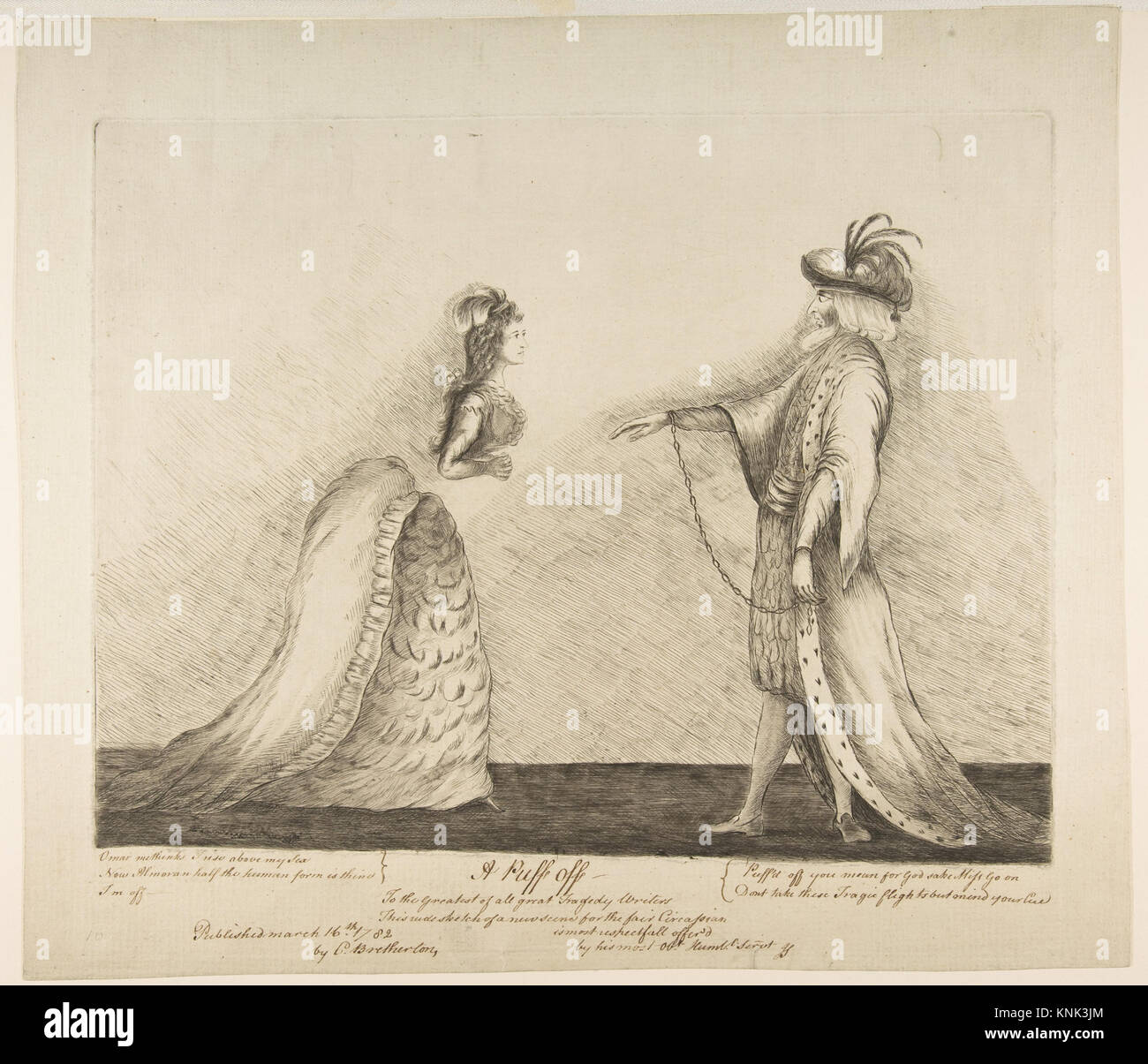 A Puff Off, print by English caricaturist James Sayers (1748-1823 ...