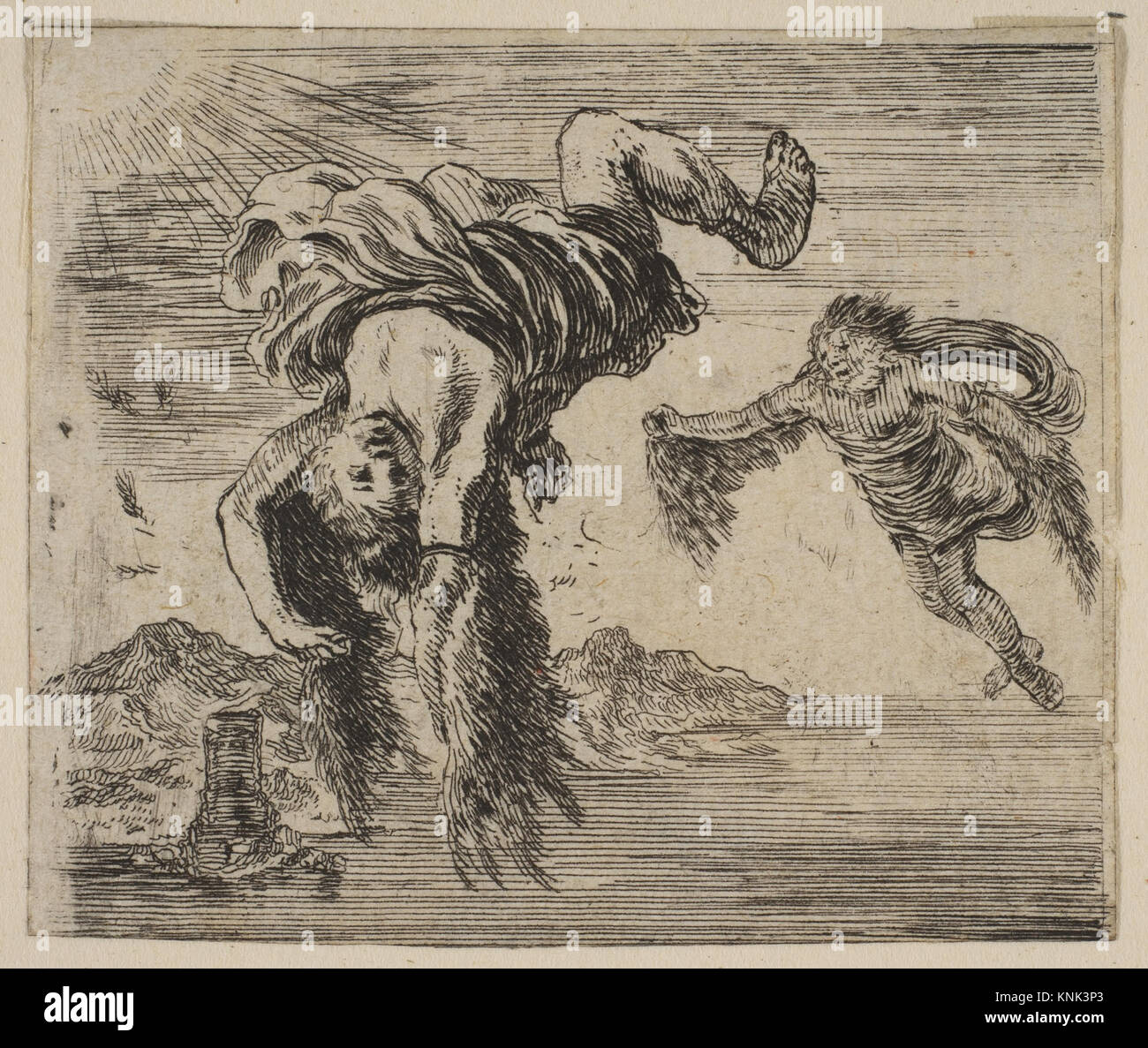 Daedalus and Icarus, from 'Game of Mythology' (Jeu de la Mythologie ...