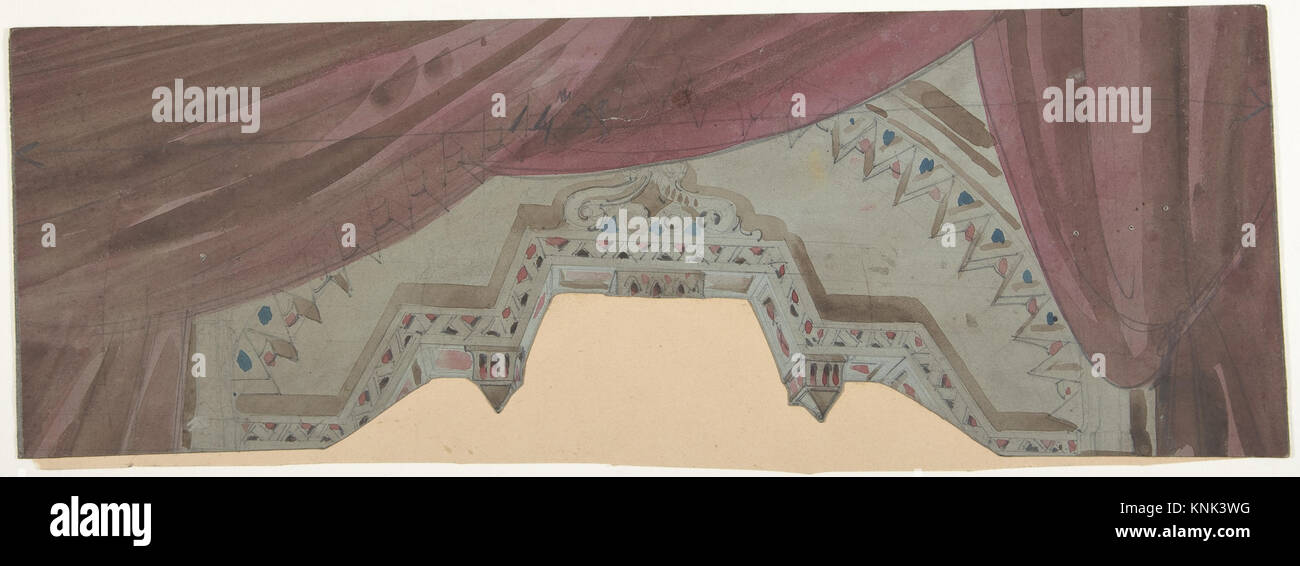 Design for a Stage Set at the Opéra, Paris Stock Photo - Alamy