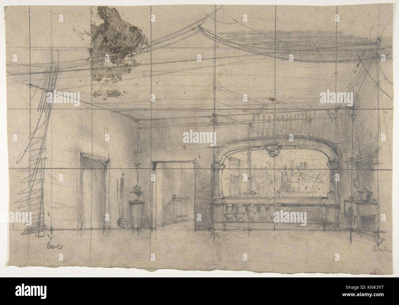 Design for a Stage Set at the Opéra, Paris Stock Photo - Alamy